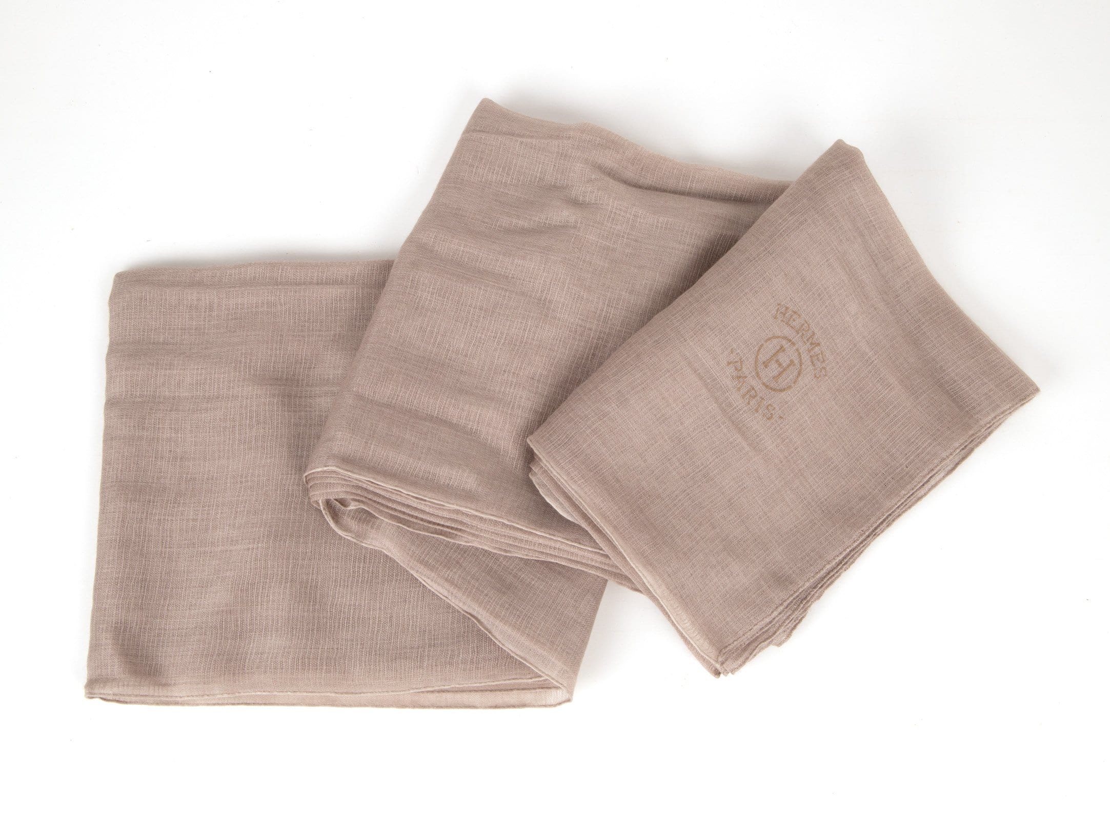 Hermes Scarf Maxi Plume Feather Light Cashmere and Silk Mastic New ...