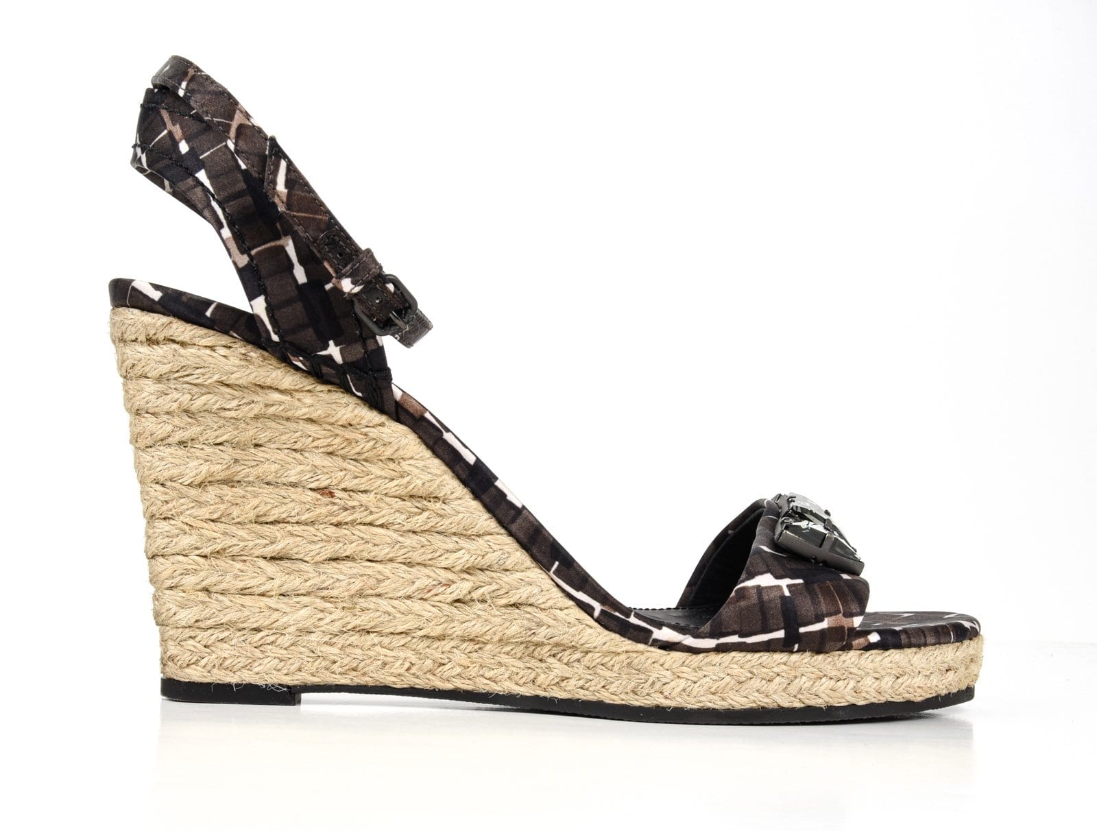 Bottega Veneta Shoe Roped Wedge Tri Color Ankle Strap 40 / 10 New ...