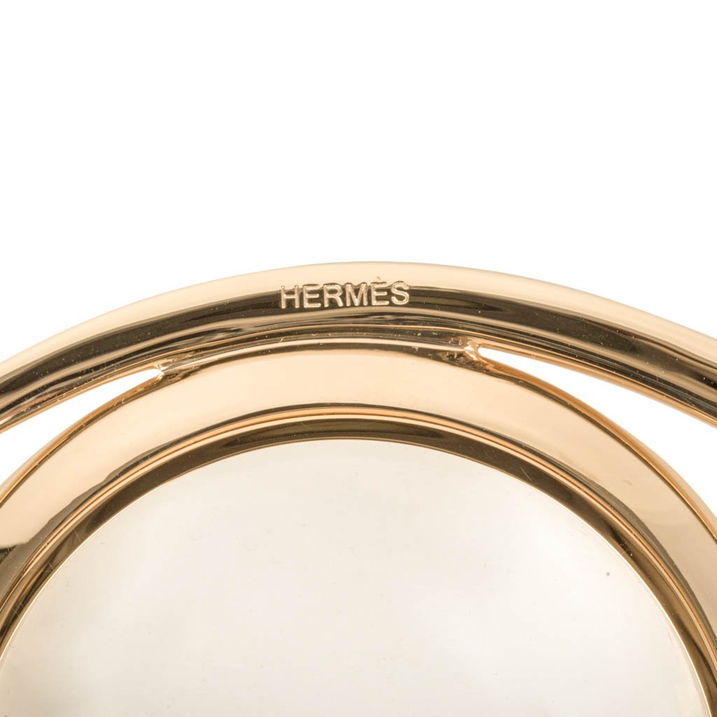 Hermes Eye of Cleopatra Magnifying Glass Golden Brass | Mightychic