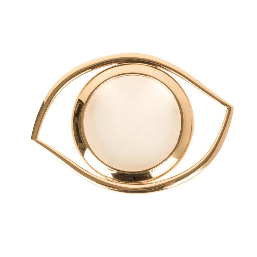 Hermes Eye of Cleopatra Magnifying Glass Golden Brass | Mightychic