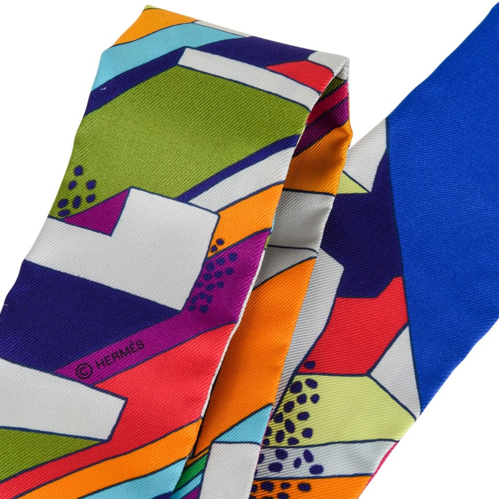 Hermes Twilly Silk A Summer Day Set of 2 | Mightychic