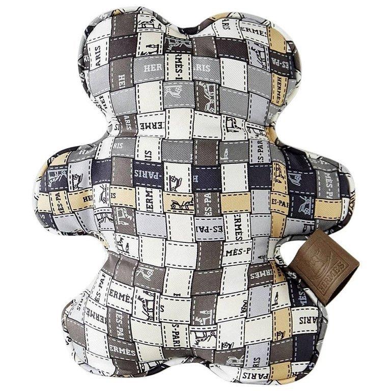 Hermes Doudou Bolduc Silk Teddy Bear SO Charming | Mightychic