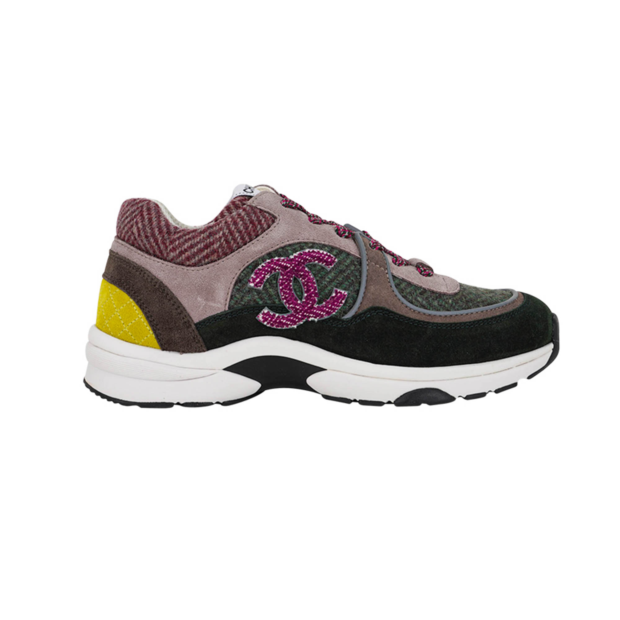 Chanel Tricolor Tweed Sneakers | Mightychic | Mightychic
